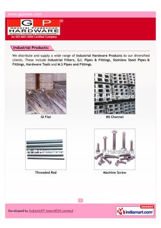 G. P. Hardware, Chennai, GI Flat | PDF