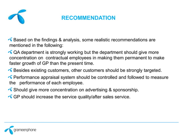 Gp presentation | PPTX | Telecommunications Industry | Industries