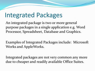 General Purpose Packages | PPTX