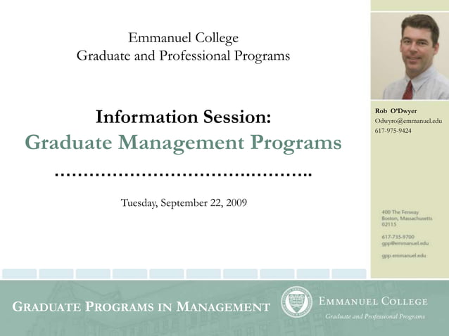 GPP Graduate Management Program Information | PPT | Free Download
