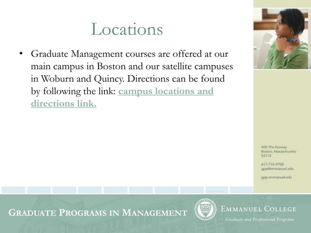 GPP Graduate Management Program Information | PPT