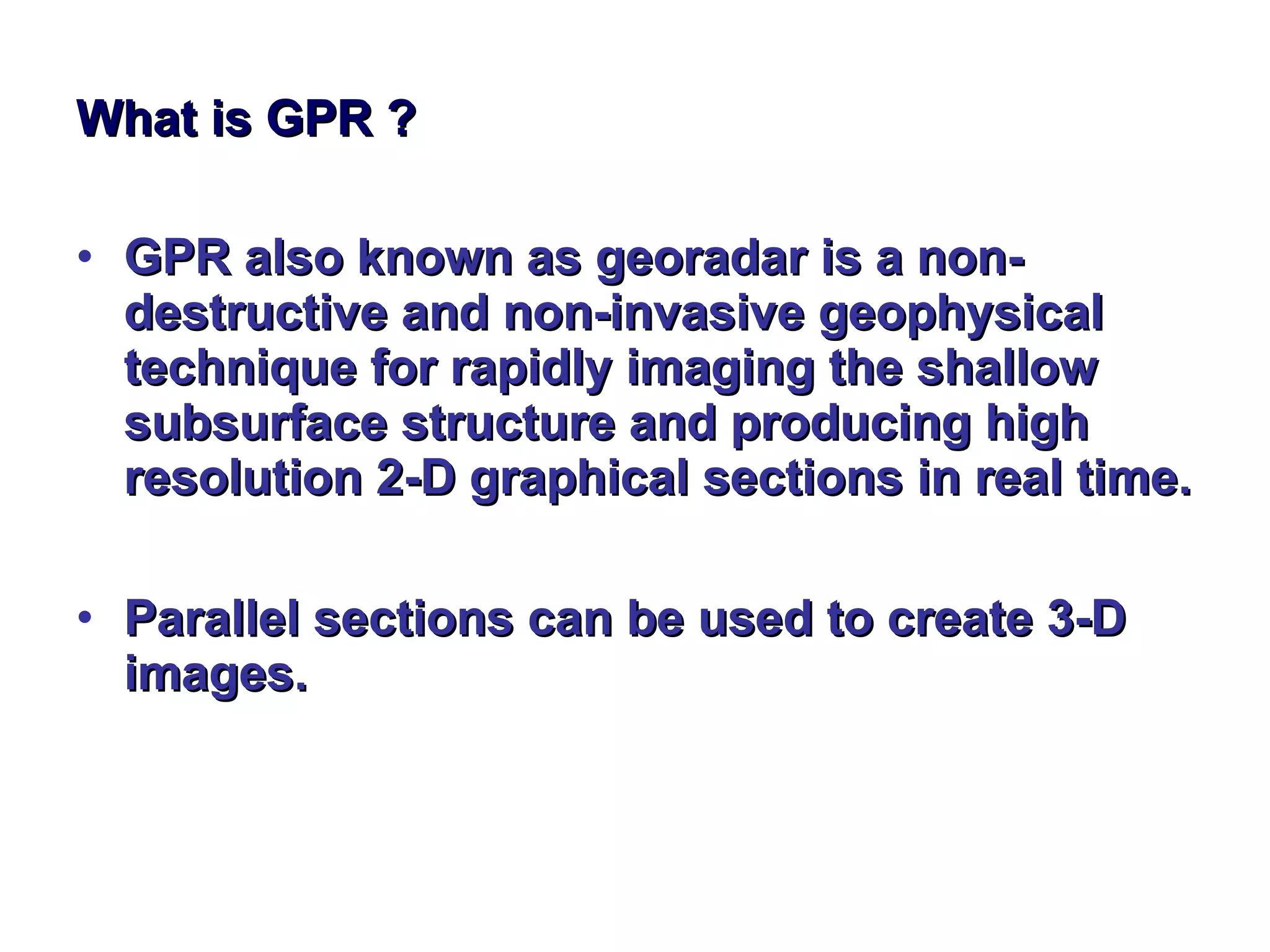 Gpr | PPT