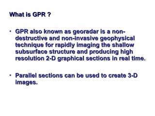 Gpr | PPT