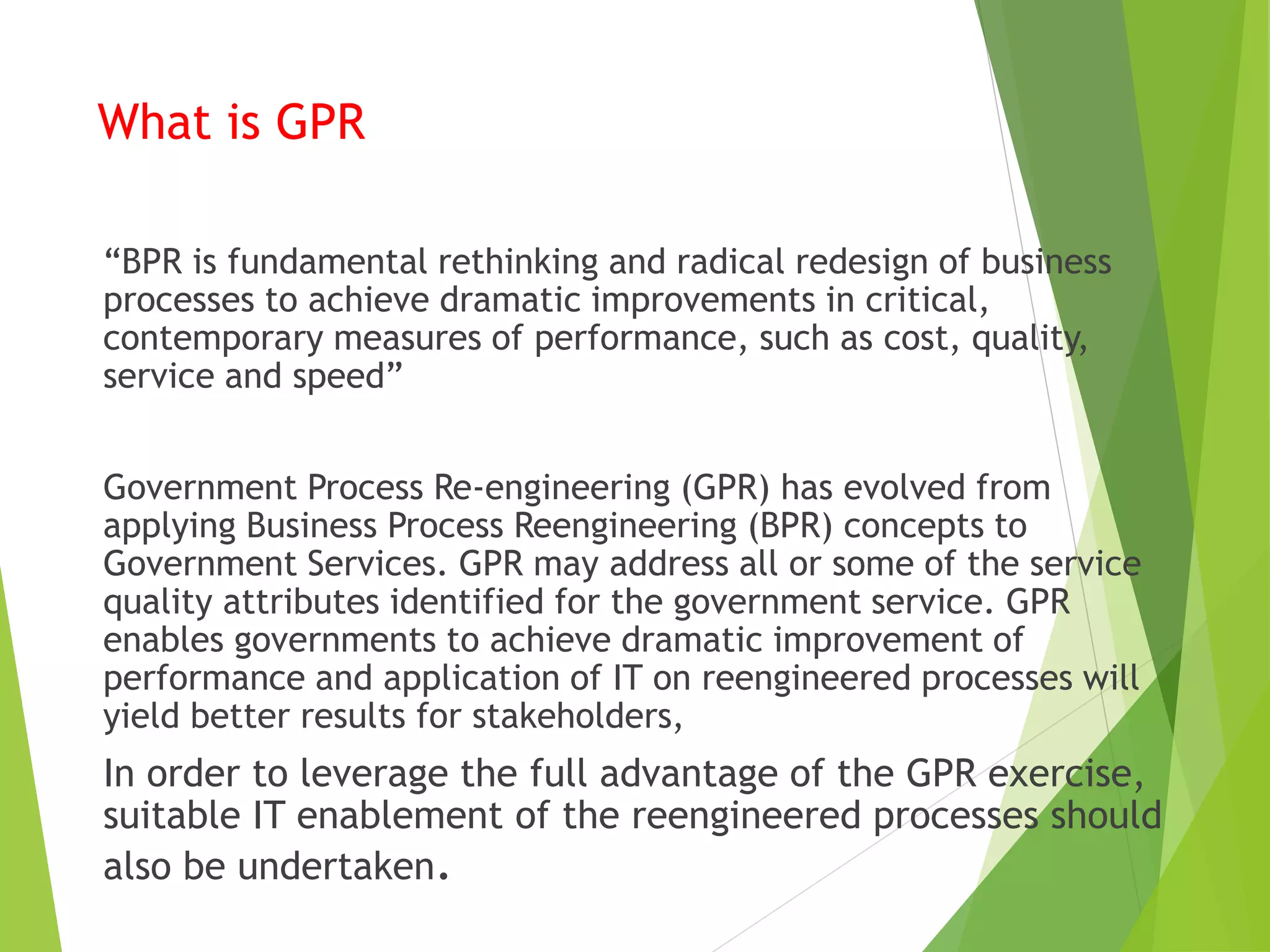 Government Process Re Engineering - Training for Kerala Land revenue ...