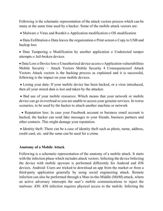Report on Mobile security | PDF