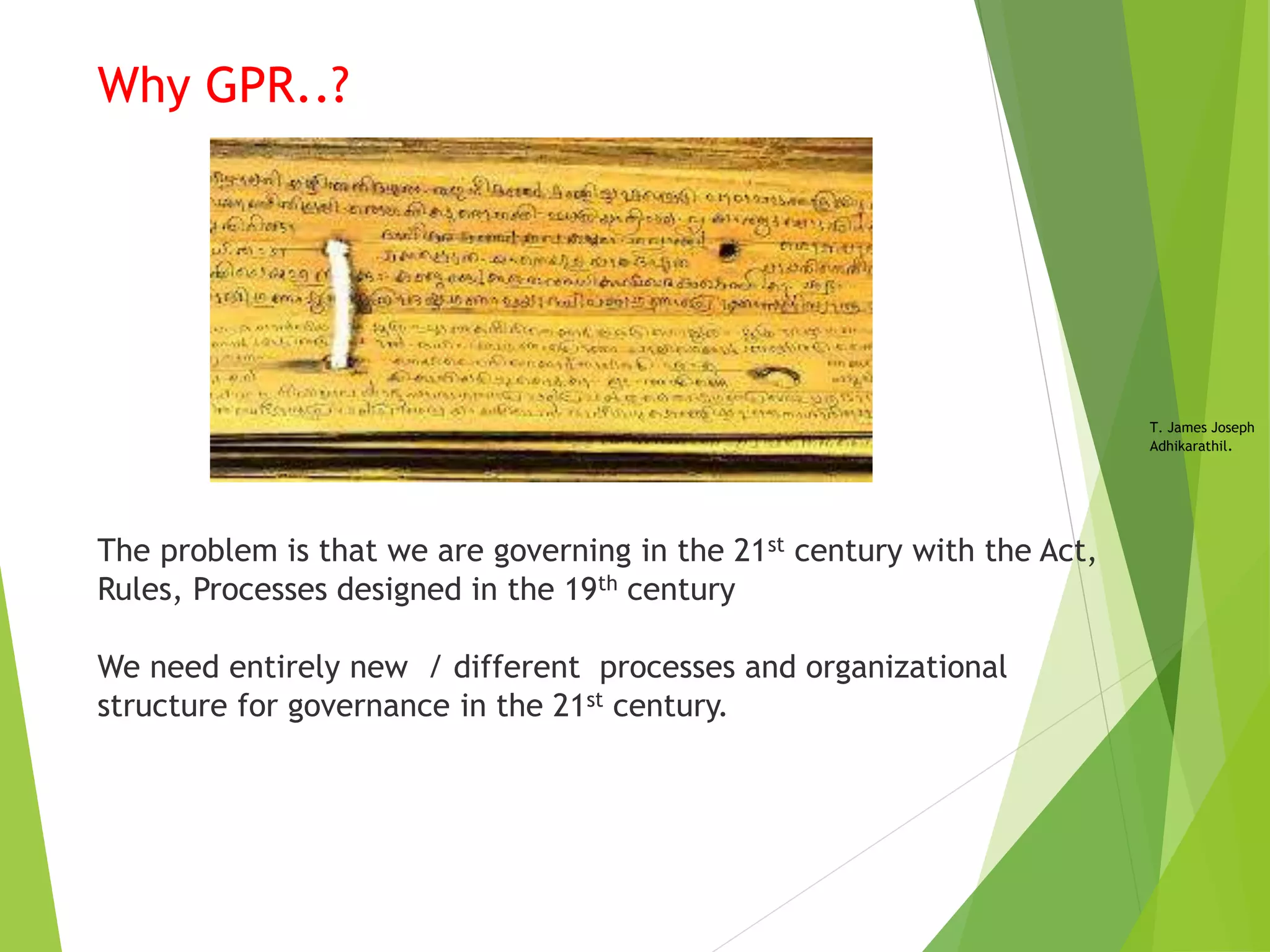 GPR government process re engineering Jamesadhikaram.pptx