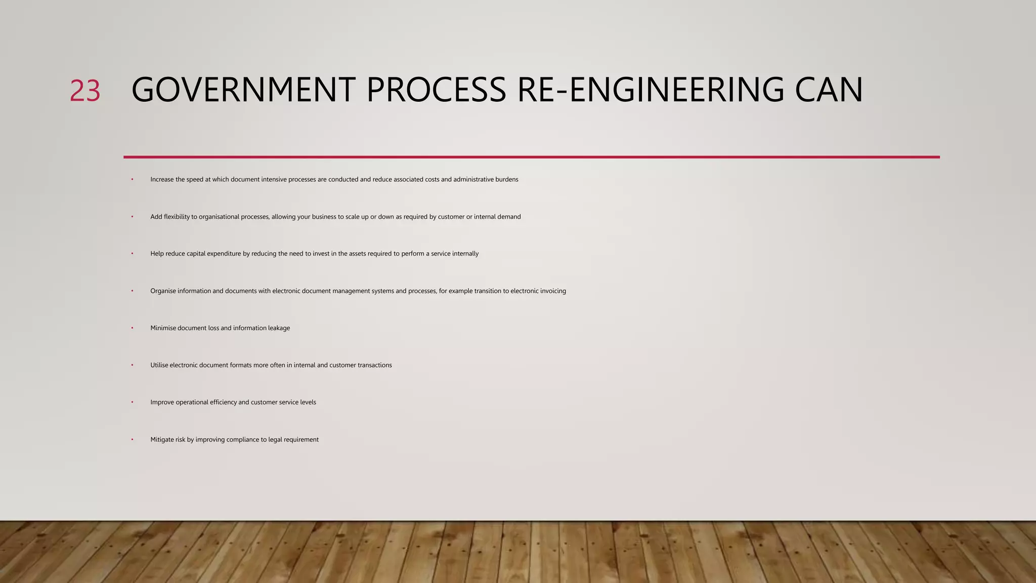 Government Process Re Engineering | PPTX