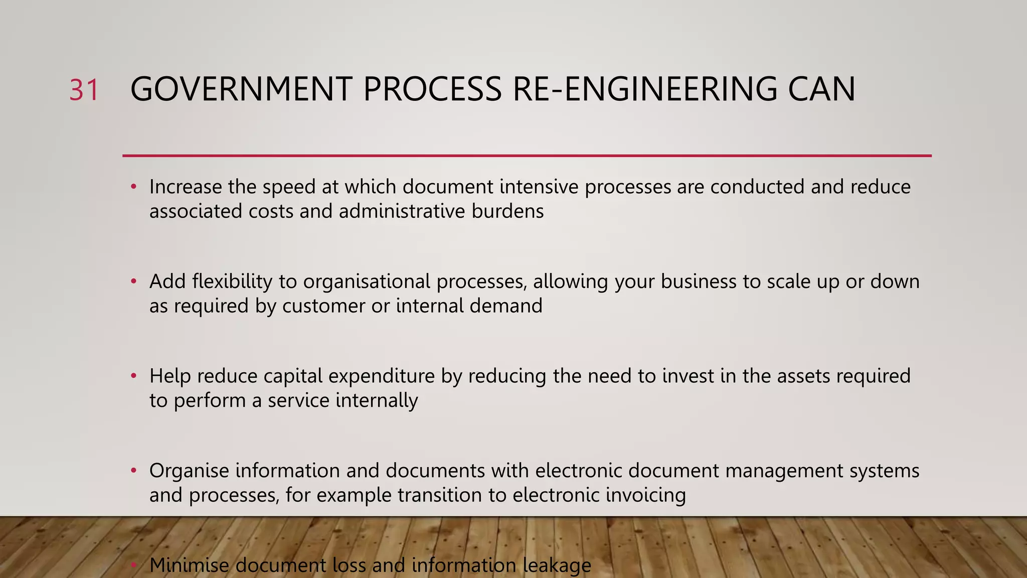 Government Process Re Engineering | PPTX