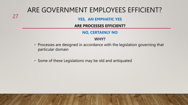 Government Process Re Engineering | PPTX