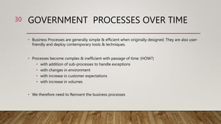 Government Process Re Engineering | PPTX