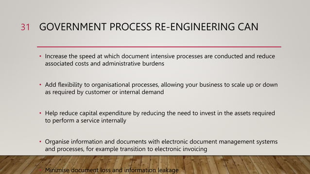 Government Process Re Engineering | PPTX