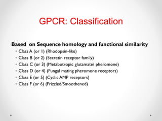G protein coupled receptor | PPT