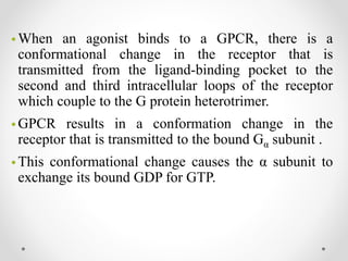 G protein coupled receptor | PPTX