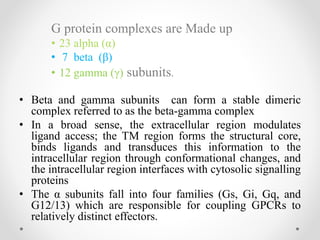 G protein coupled receptor | PPTX