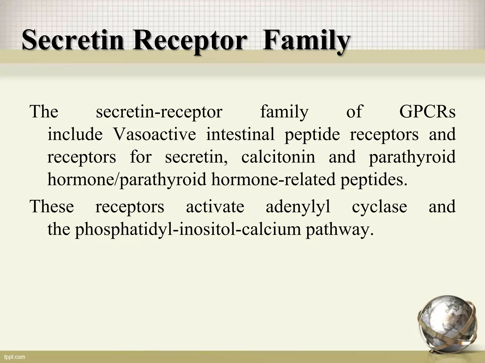 G protein coupled receptors and their Signaling Mechanism | PPTX