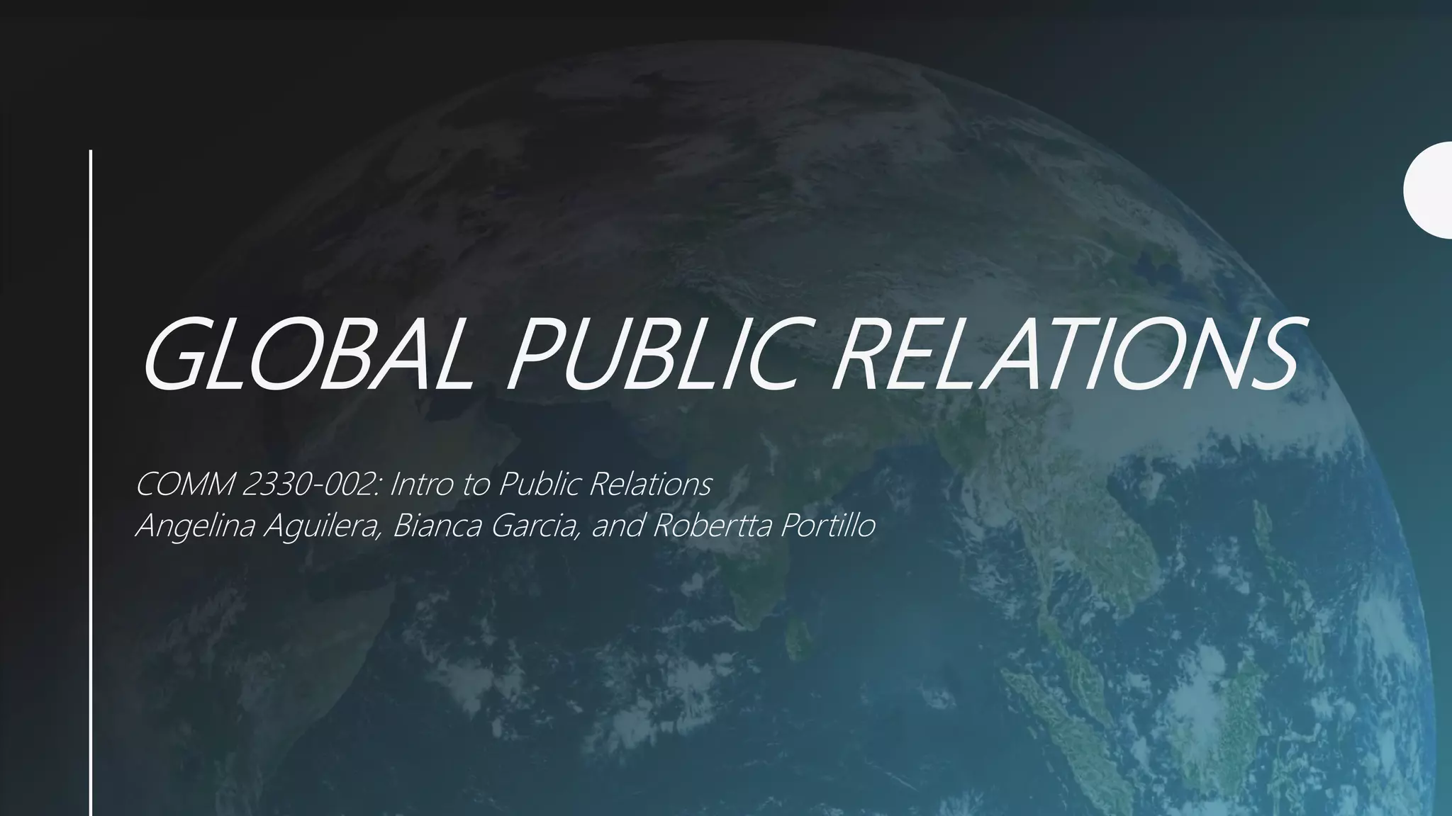 Global Public Relations | PPT