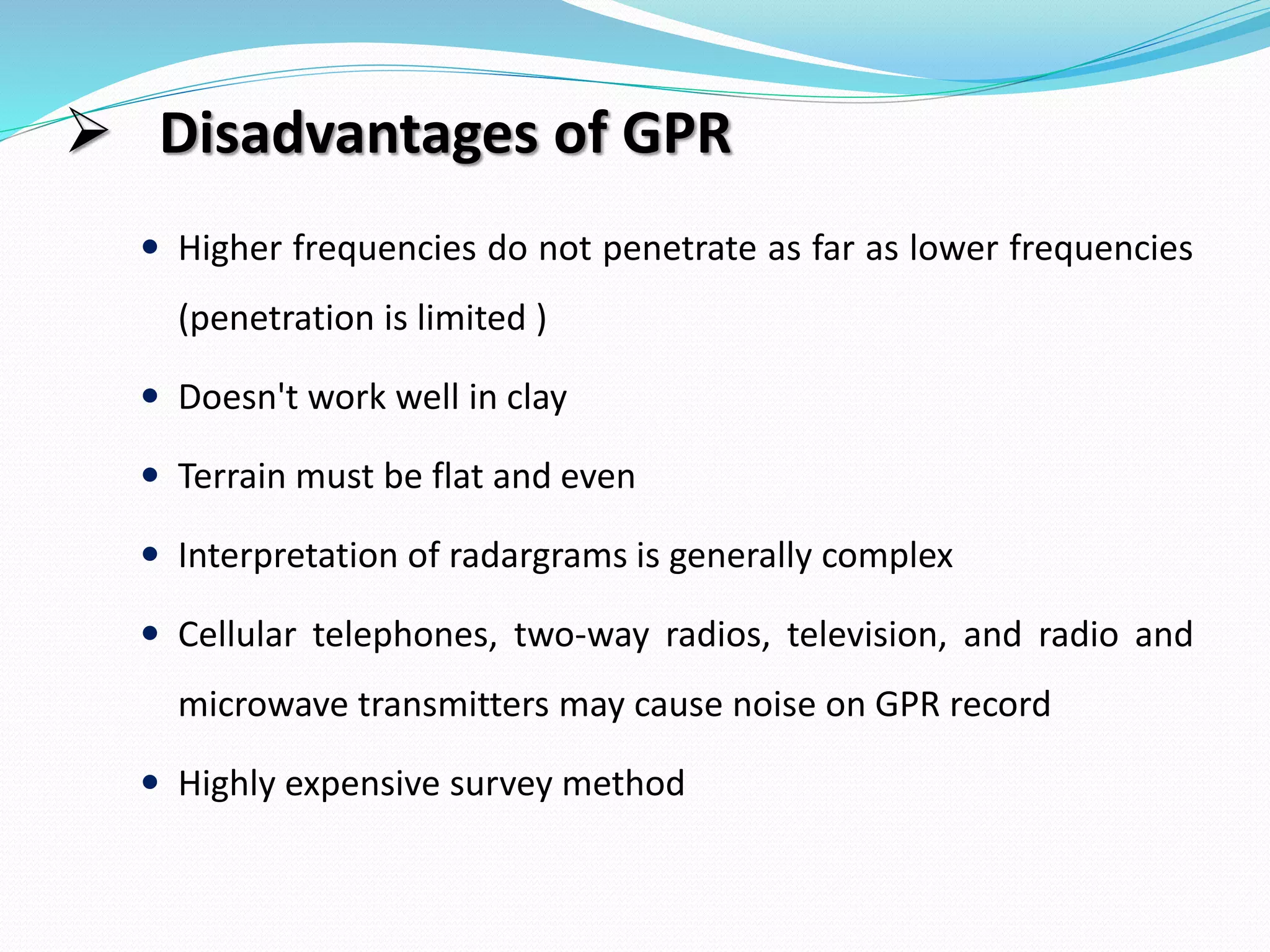 Ground Penetrating Radar (GPR) | PPTX