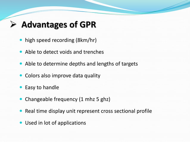 Ground Penetrating Radar (GPR) | PPTX | Geology | Science