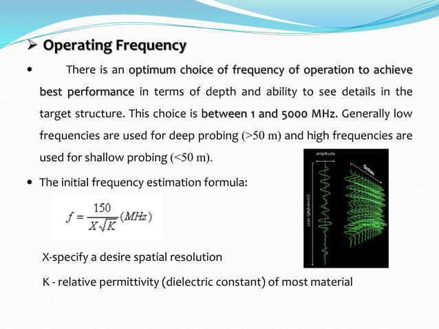 Ground Penetrating Radar (GPR) | PPTX | Geology | Science