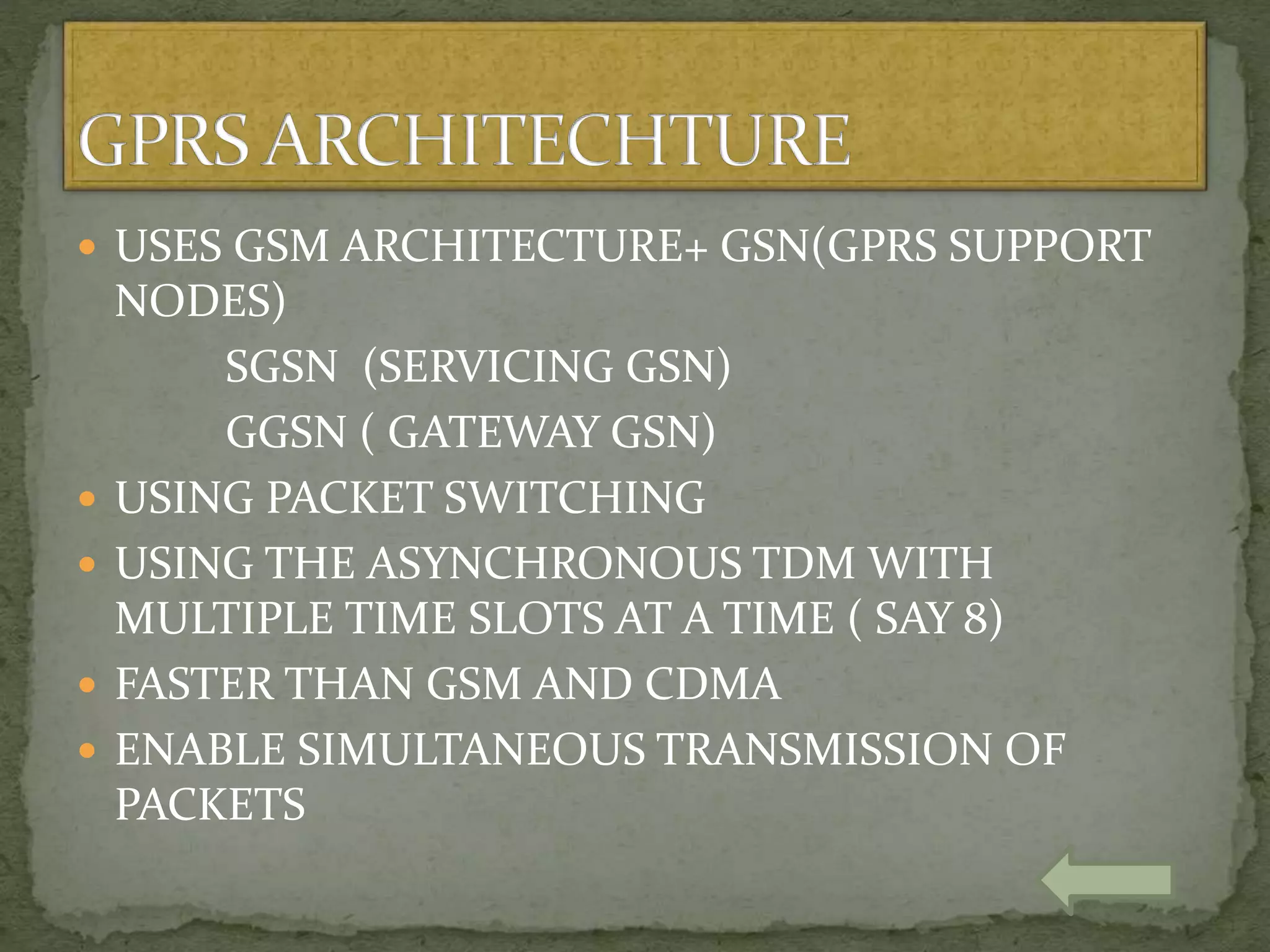 GPRS seminar ppt | PPT