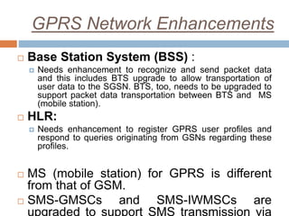 GPRS(General Packet Radio Service) | PPTX | Computer Networking | Computing