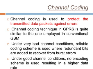 GPRS(General Packet Radio Service) | PPTX | Computer Networking | Computing