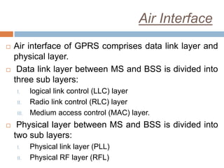 GPRS(General Packet Radio Service) | PPTX | Computer Networking | Computing