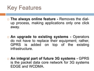 GPRS(General Packet Radio Service) | PPTX | Computer Networking | Computing