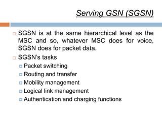 GPRS(General Packet Radio Service) | PPTX | Computer Networking | Computing