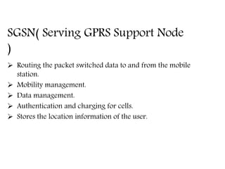 GPRS Technology, Cellular Mobile Communication | PPTX | Computer Networking | Computing