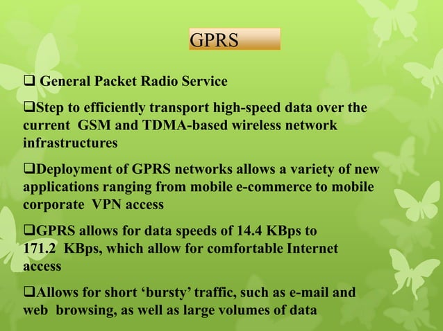 GPRS | PPTX | Computer Networking | Computing