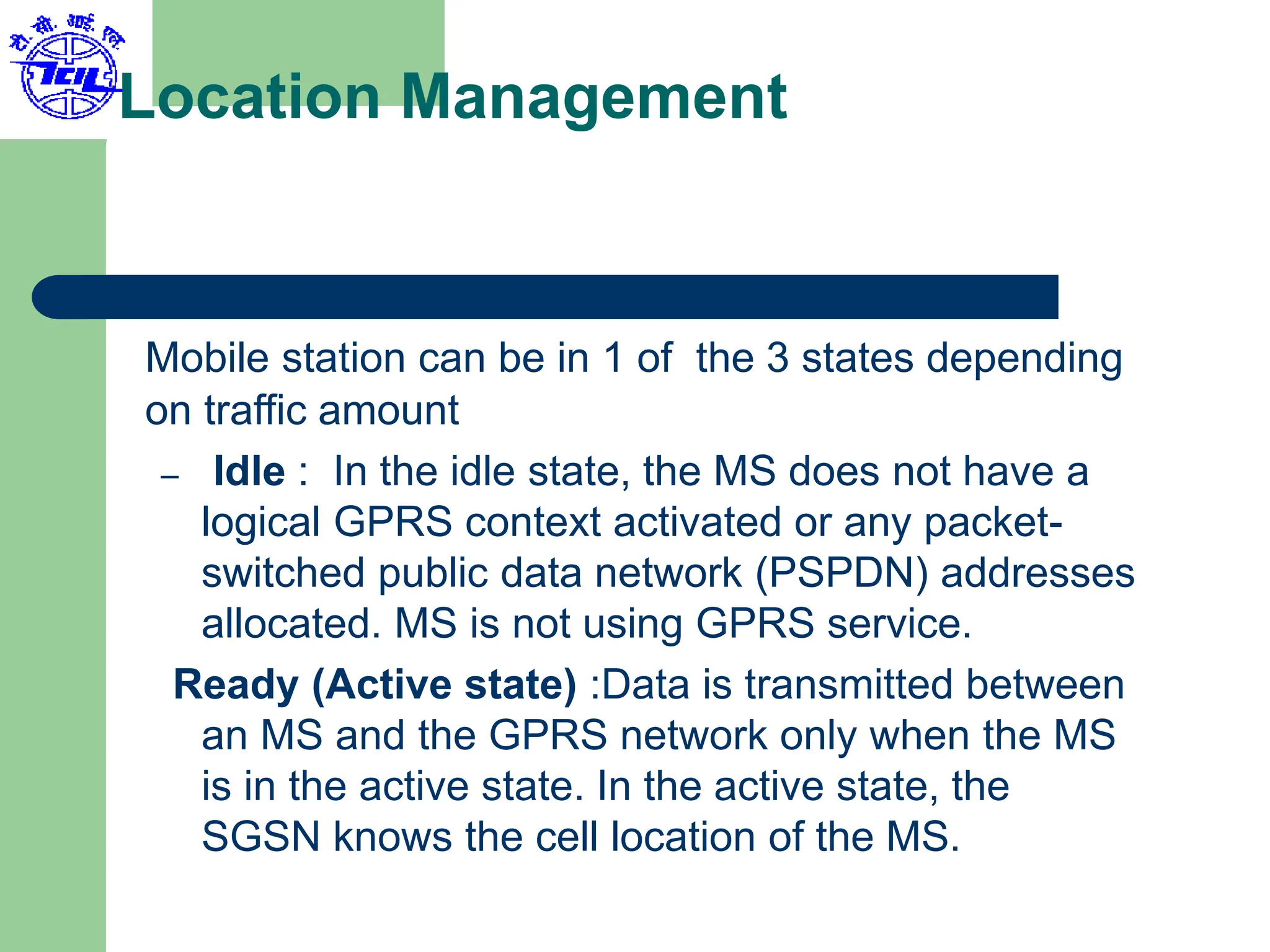 Mobile communication and computing gprs.ppt | Computer Networking | Computing