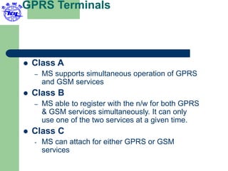 Mobile communication and computing gprs.ppt | Computer Networking | Computing