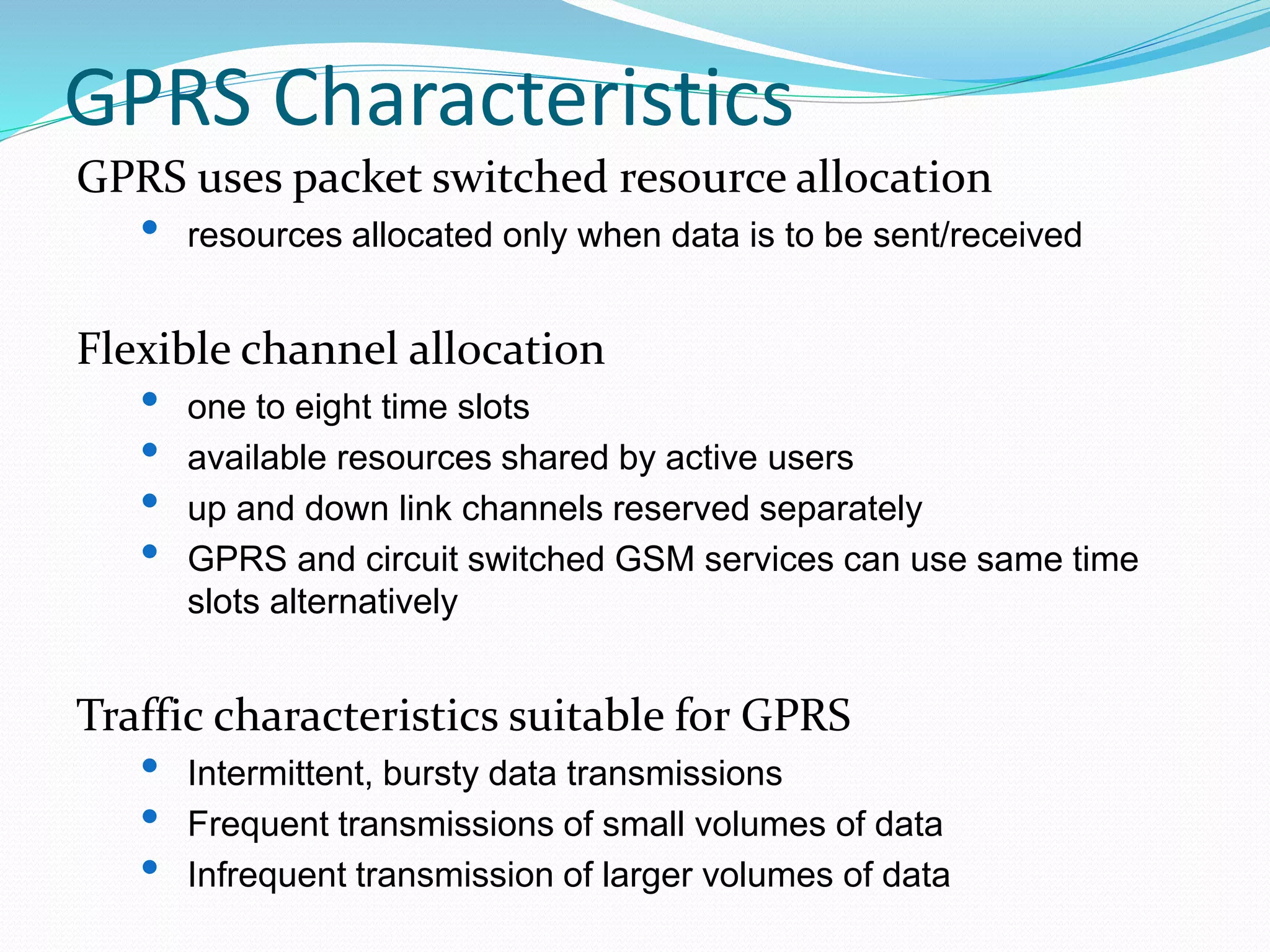 Gprs architecture ppt | PPTX