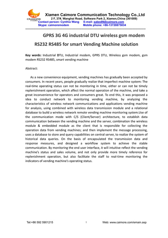 Gprs 3 g 4g industrial dtu wireless gsm modem rs232 rs485 for smart ...