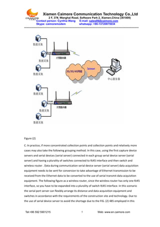 Gprs 3 g 4g industrial router for environment protection solution | PDF ...