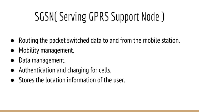 Gprs architecture | PPTX | Operating Systems | Computer Software and Applications
