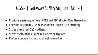 Gprs architecture | PPTX
