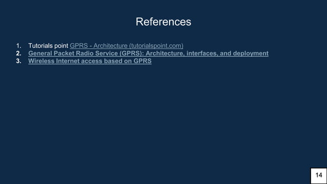 GPRS architecture | PPT