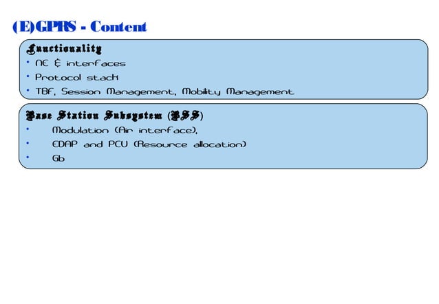 GPRS/EDGE Basics / knowledge sharing | PPT | Computer Networking | Computing