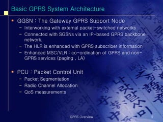 GPRS Introduction | PPTX
