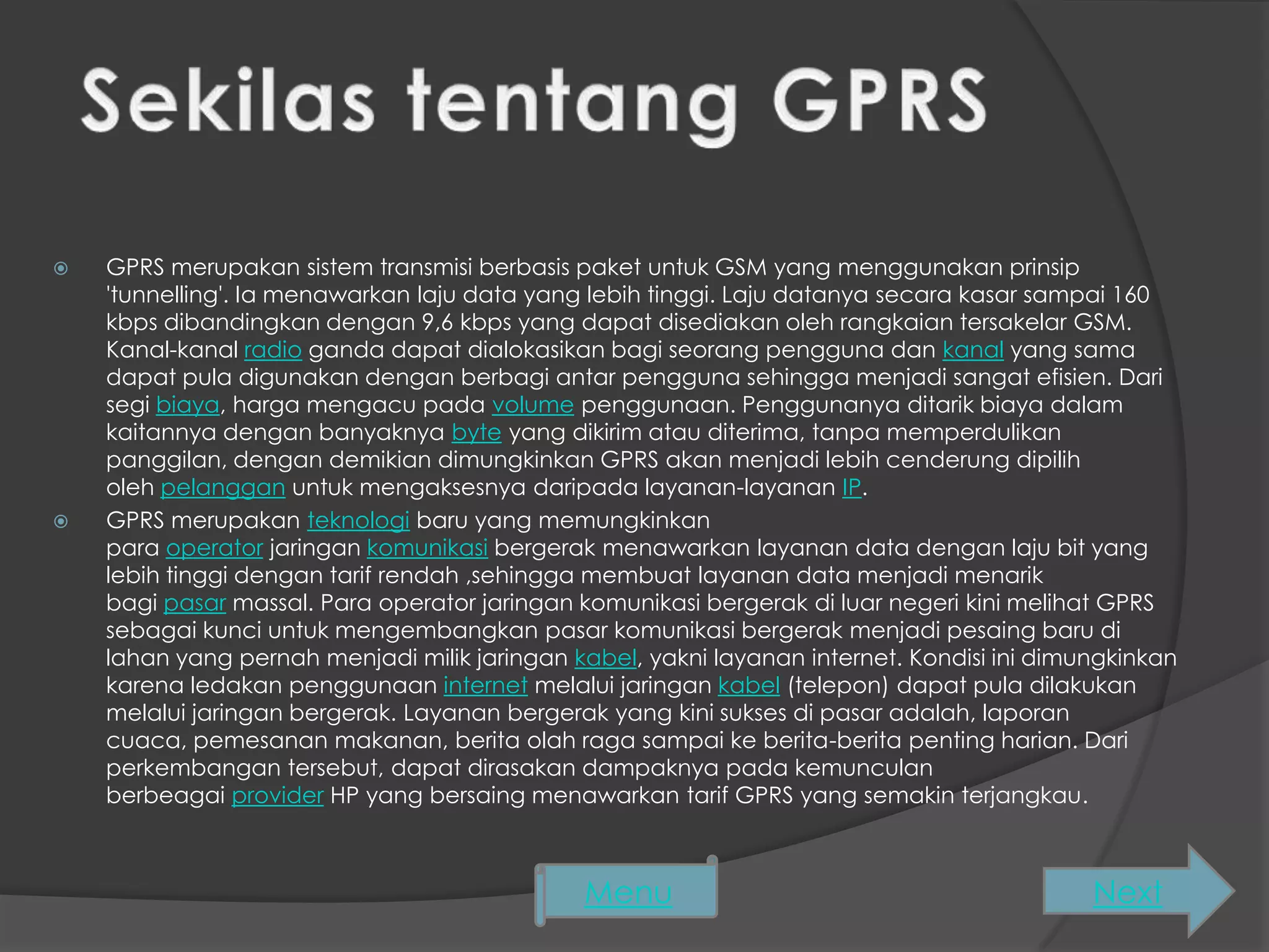 Gprs ( general packet radio service ) | PPTX
