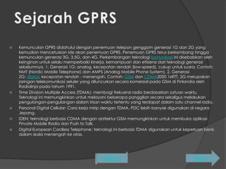 Gprs ( general packet radio service ) | PPTX