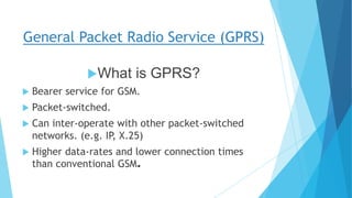 GPRS INTERFACES | PPTX