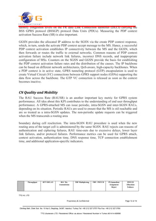 GPRS KPIs based on network performance | PDF | IT and Internet Support | Internet