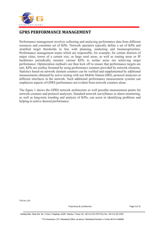 GPRS KPIs based on network performance | PDF | IT and Internet Support | Internet