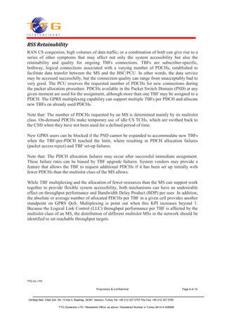 GPRS KPIs based on network performance | PDF