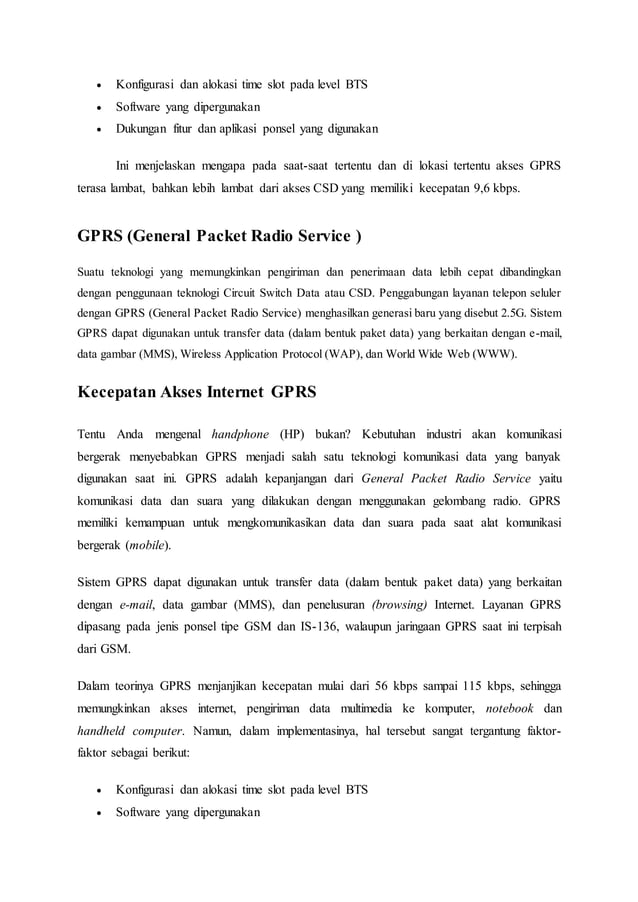 GPRS Internet Computer | PDF