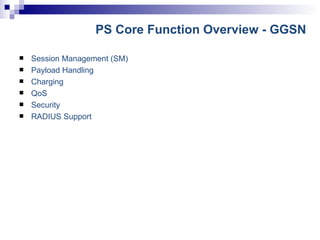 GPRS UMTS in the Core Network | PPT