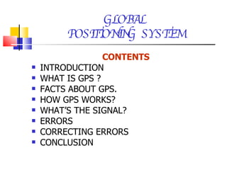 GPS | PPT